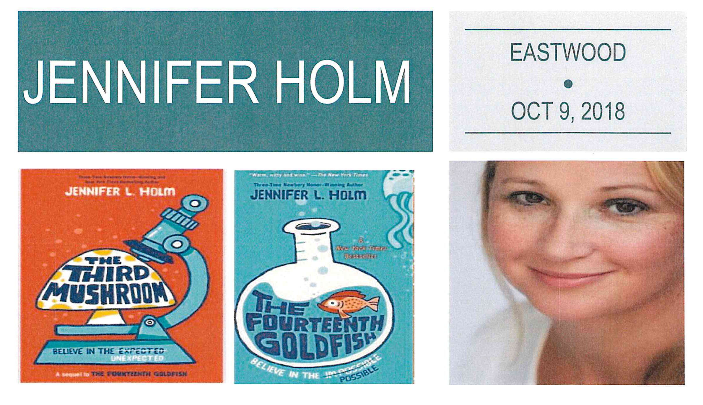 Author Visit - Jennifer Holm | Eastwood Elementary